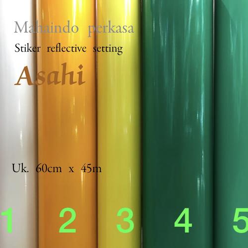 Jual Stiker Reflective Sheeting Asahi 1 Roll (45 meter) - No.10 - Kota ...