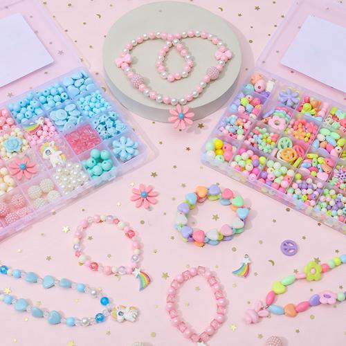 Jual DIY manik beads aksesoris gelang kalung anak meronce kreatif ...
