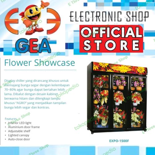 Promo GEA EXPO 1500F - EXPO1500F - FLOWER SHOWCASE 3 PINTU - PROMO ...