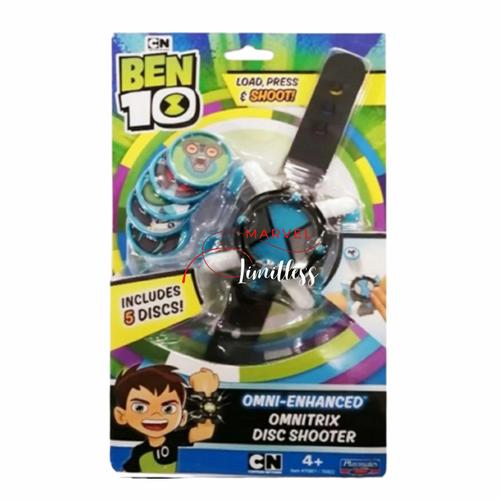Jual Ben10 Ben 10 Omni Enhanced Omnitrix Dics Shooter Watch Biru Blue ...