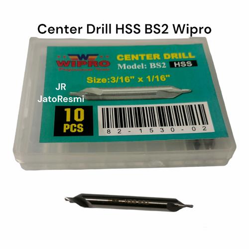 Jual Center Drill HSS BS2 Wipro Bor Center Bor Titik - Kota Surabaya - JatoResmi Teknik | Tokopedia