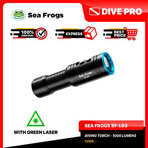 Jual SEAFROG UNDERWATER LIGHT SF - L03 / TORCH 1000 LUMENS - TORCH ONLY ...