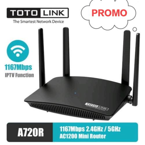 Jual TOTOLINK A720R AC1200 Wireless Dual Band Router - Jakarta Utara ...
