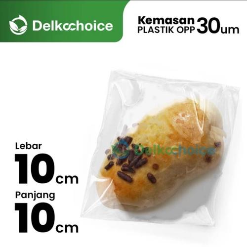 Jual PLASTIK OPP ROTI KEMASAN KUE COOKIES BUNGKUS MAKANAN PACKING 10X10 ...