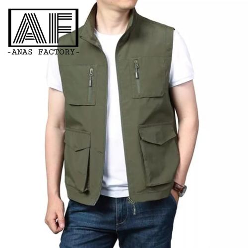 Jual Jaket Rompi Pria Casual Kantoran Terbaru - Navy, S - Kab. Garut ...