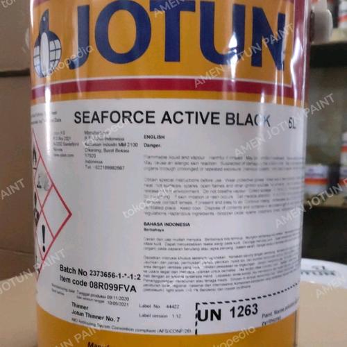 Promo JOTUN SEAFORCE ACTIVE BLACK 5LT / CAT ANTIFOULING Cicil 0% 3x ...