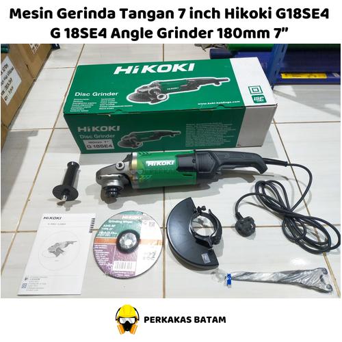 Jual Mesin Gerinda Tangan 7 inch Hikoki G18SE4 / G 18SE4 Angle Grinder ...