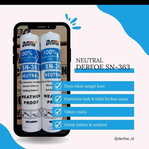 Jual Lem kaca silent sealant silikon NETRAL 3 warna putih, hitam ...