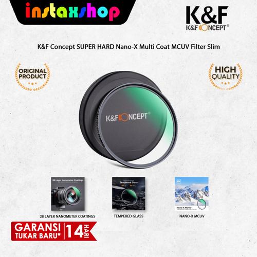 Jual K&F Concept MCUV Filter SUPER HARD Nano-X Multi Coat Slim KNF ...