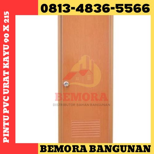 Jual Pintu WC PVC Warna Urat Kayu uk. 90 x 215 (Termasuk Kusen & Kunci ...