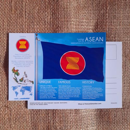 Jual Kartu Pos / Postcard / Postcrossing - FOTW ASEAN - Jakarta Selatan ...