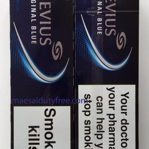 Jual rokok mevius original blue charcoal filter import tokyo jepang ...