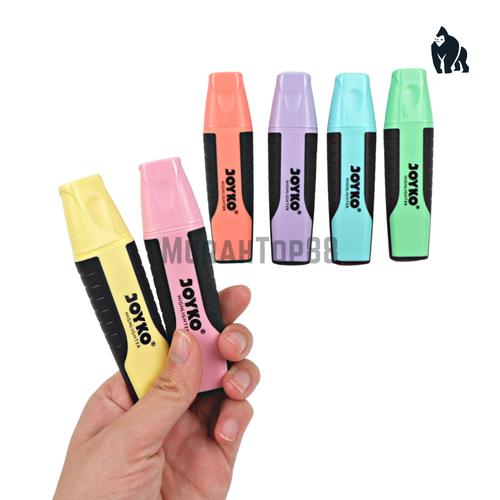 Jual Highlighter Joyko HL-6/11 Pastel Color / Penanda Berwarna [PER PCS ...
