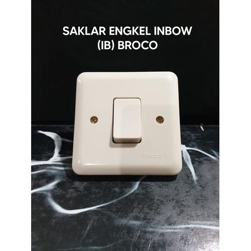 Jual Saklar Engkel Broco Cream / Saklar Single Cream Broco inbow (Ib ...