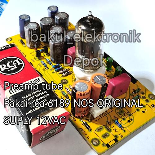 Jual PREAMP TUBE 12AU7 12AT7 ECC81 (kit jadi seperti gambar) - kit ...