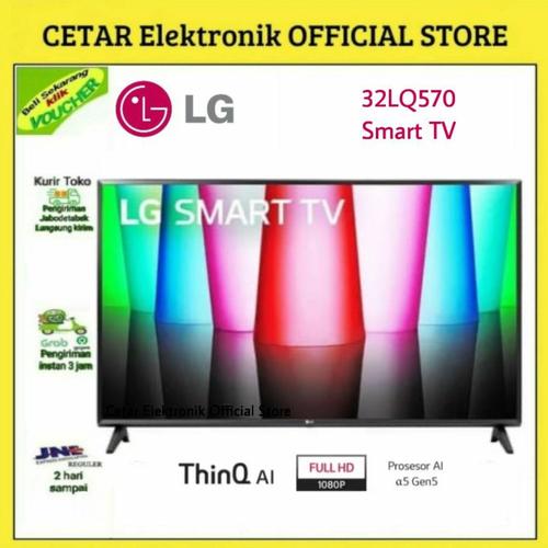 Jual LG 32LQ570 Smart TV LED 32 Inch HD HDR 10 Digital WiFi 32LQ570BPSA ...