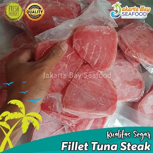 Jual Fillet Ikan 1 kg Tuna Fillet Steak / Tuna Steak Frozen Premium 1kg ...
