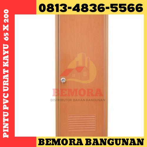 Jual Pintu WC PVC Warna Urat Kayu uk. 65 x 200 (Termasuk Kusen & Kunci ...
