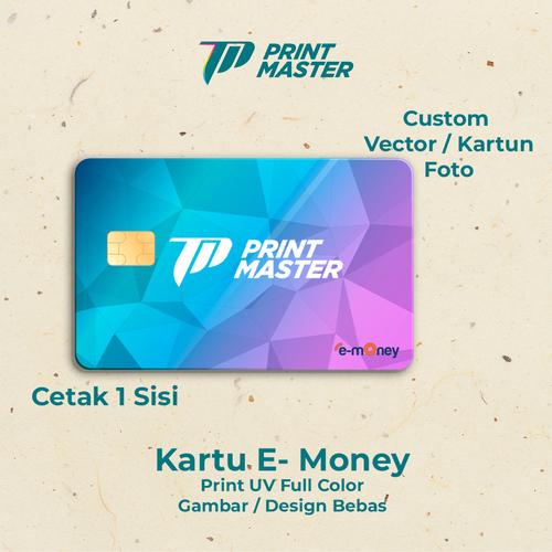 Jual Custom Cetak UV Emoney EToll Mandiri / 1 Sisi - Kota Tangerang ...