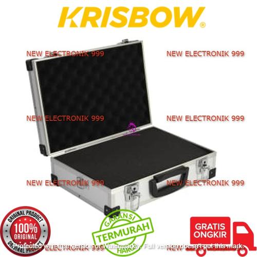 Jual KRISBOW ALUMINIUM TOOL CASE W/FOAM 38X26X12 CM - Jakarta Barat ...