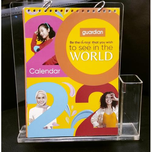 Jual KALENDER DUDUK MEJA AKRILIK A6/A5 DEKORASI KANTOR RUANGAN ...