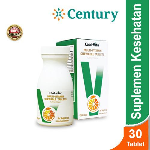Promo Cool Vita Multivitamin Chewable Isi 30 Tab Rasa Orange ...