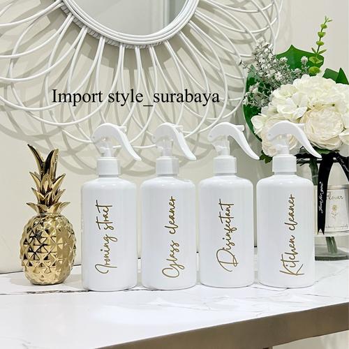 Jual Botol SPRAY PUTIH N28 500ml GOLD NEW aesthetic laundry room ...
