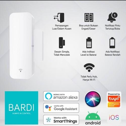 Promo Bardi Smart Home WIFI Window & Door Sensor no hub required 10 ...