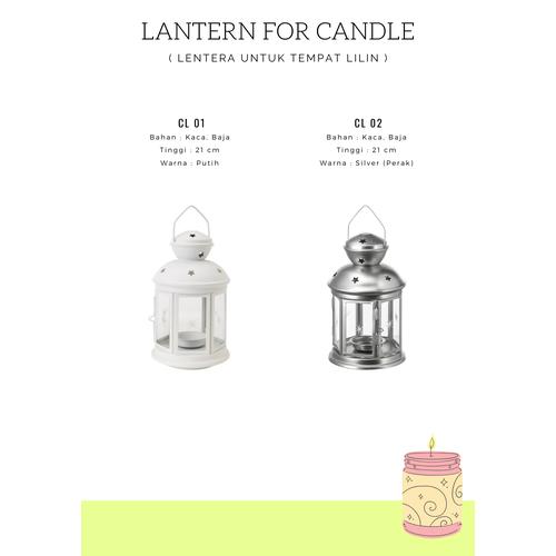 Jual Tempat Lilin Lentera Kaca/Stainless Aneka Ukuran (Lantern for ...