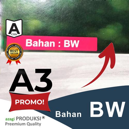 Jual Cetak Bahan Bw 250 Gsm Size A3 Satuan Texture Serat Halus - A4 ...