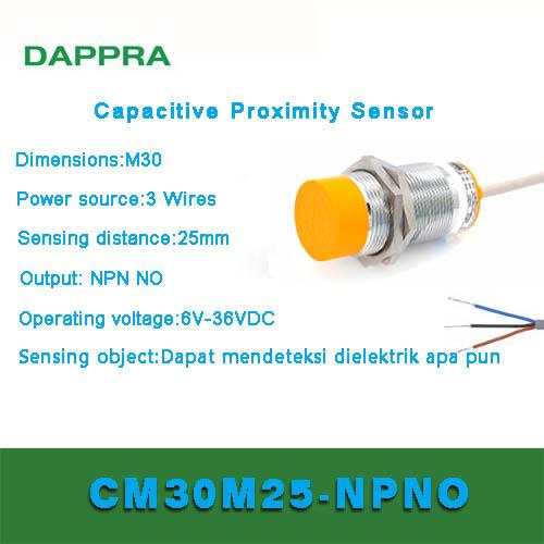Jual M30 25MM NPN NO DC 10V Ke 36V Capacitive Proximity Sensor OC58 ...