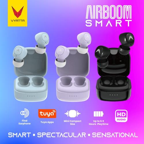 Jual VYATTA Airboom SMART TWS Bass Bluetooth Headset Earphone Custom EQ ...