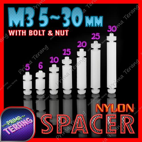Jual Spacer 1.5 Cm 1.5cm 1,5 Cm 1,5cm Nylon Male Female + Mur Baut M3 ...