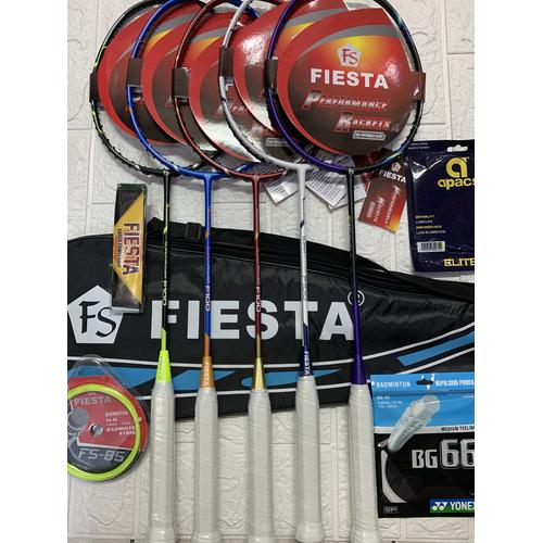 Promo Raket Badminton NEW GEN FIESTA SUPER POWER F100 + BONUS ORIGINAL ...