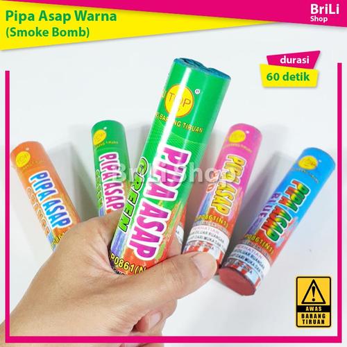 Jual Smoke Bomb Pipa Asap Bom Asap Warna Warni 60 detik - Jakarta Timur - BriLi Shop | Tokopedia