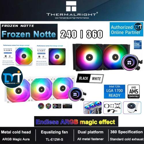 Promo ThermalRight Frozen Notte 240 I 360 ARGB - AIO Liquid Water CPU ...