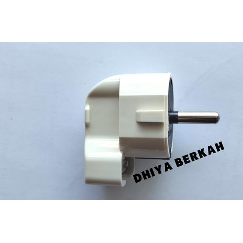 Jual Steker Arde Colokan Bengkok L Elbow LBow Miring UTICON - Kab ...