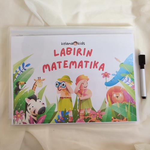 Jual Worksheet Labirin Matematika - 25 Lembar Aktivitas Game Berhitung ...