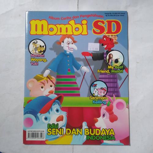 Jual Majalah Anak mombi SD Edisi Seni Dan Budaya Indonesia - Kab ...