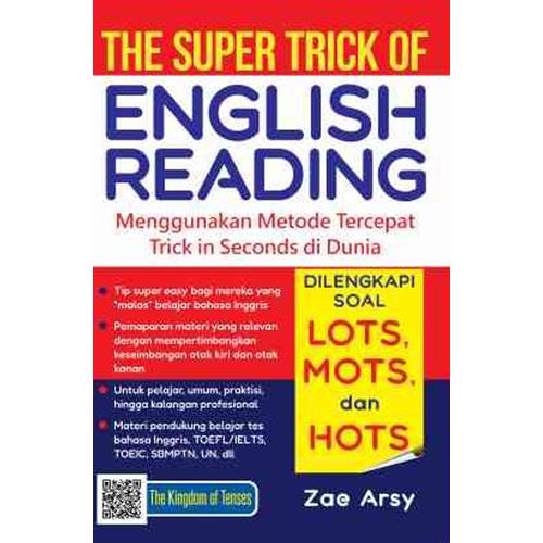 Promo Buku The Super Trick Of English Reading, Menggunakan Metode ...