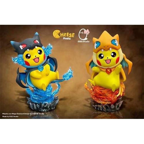 Jual DP PO Statue Cheese x Egg Studio Pika Charizard X / Charizard Y ...