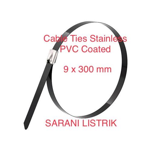 Jual Kabel Cable Ties Stainless PVC Coated 9 x 300 mm - eceran ...