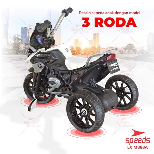 Promo Sepeda Anak Roda 3 Tiga Tricycle Exotic ET 2102 PMB M888 Aki M ...