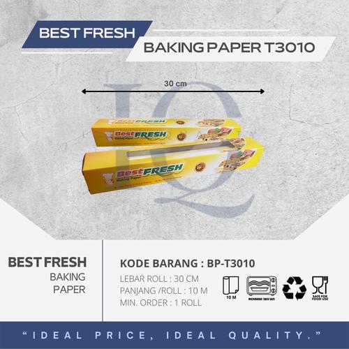Jual Baking Paper Best Fresh / Kertas Baking 30cmx10m Warna Putih ...