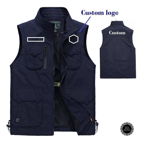 Jual Rompi pria formal keren lapangan saku multifungsi - Krem, M - Kab ...