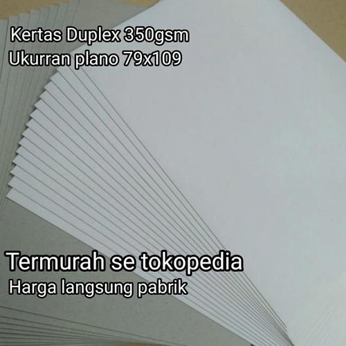 Jual Kertas Duplex 350gsm kertas nasi/kertas kue/kertas pola/kertas ...