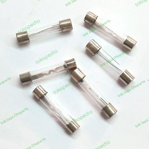 Jual Sikring Kapsul Bulat Sekring Tabung 6x30mm 5A 10A 15A 20A 25A 30A ...