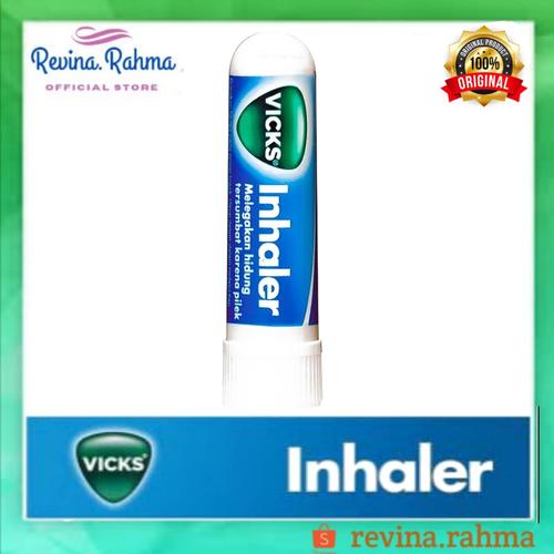 Jual Vicks Inhaler Untuk Meredakan Flu, Pilek & Hidung Tersumbat 100% ...