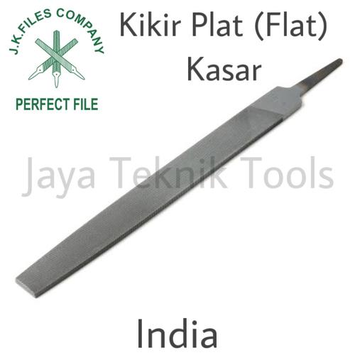 Jual Kikir Plat Kasar JK Jaykay Flat File Besi Steel India Tanpa Gagang ...