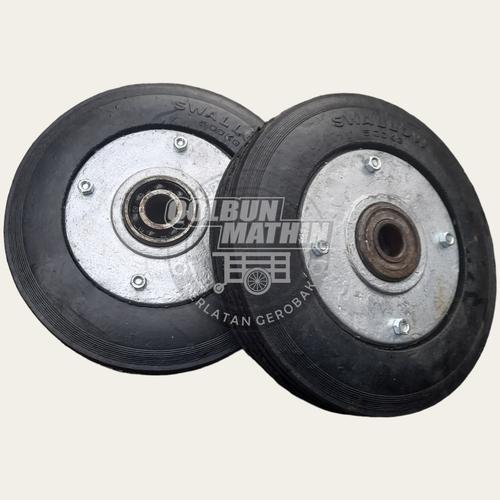 Jual Roda Ban Trolli /Trolley Wheel 10" Inch 500 KG 2 Bearing Swallow ...